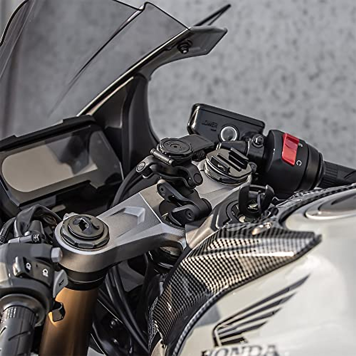 Quad Lock Motorcycle Fork Stem Mount PRO for iPhone and Samsung Galaxy Phones