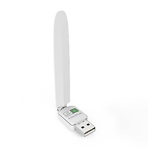 PIX-LINK Driver-Free USB WiFi Adapter, Dual-Frequency 2.4, WiFi USB, 150m WiFi Adapter for Desktop, WiFi dongle, Compatible with WIN7/8/10/Vista