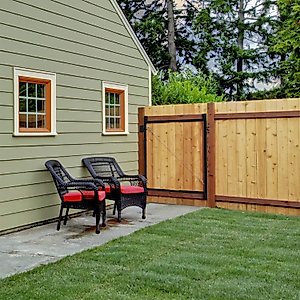 Adjust-A-Gate 2 Way Lockable Easy to Install Steel Frame Gate Latch with Installation Building Kit and Telescoping Bars (2 Pack)