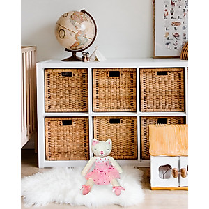 elskandi Caterina The Cat Ballerina Tooth Fairy Pillow for Girls, Perfect First Loose Tooth Gift, Tooth Fairy Doll for Girls Tooth Fairy Pillow with Pocket, Celebrate Milestones