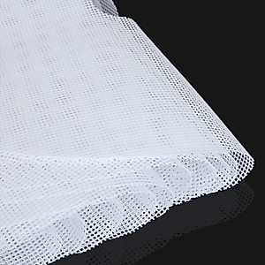 DAJAVE 16 Pack 13 Inch Round Dehydrator Sheets, Non Stick Fruit Dehydrator Silicone Mats, Reusable Steamer Mat Mesh Sheet for Fruit Dryer