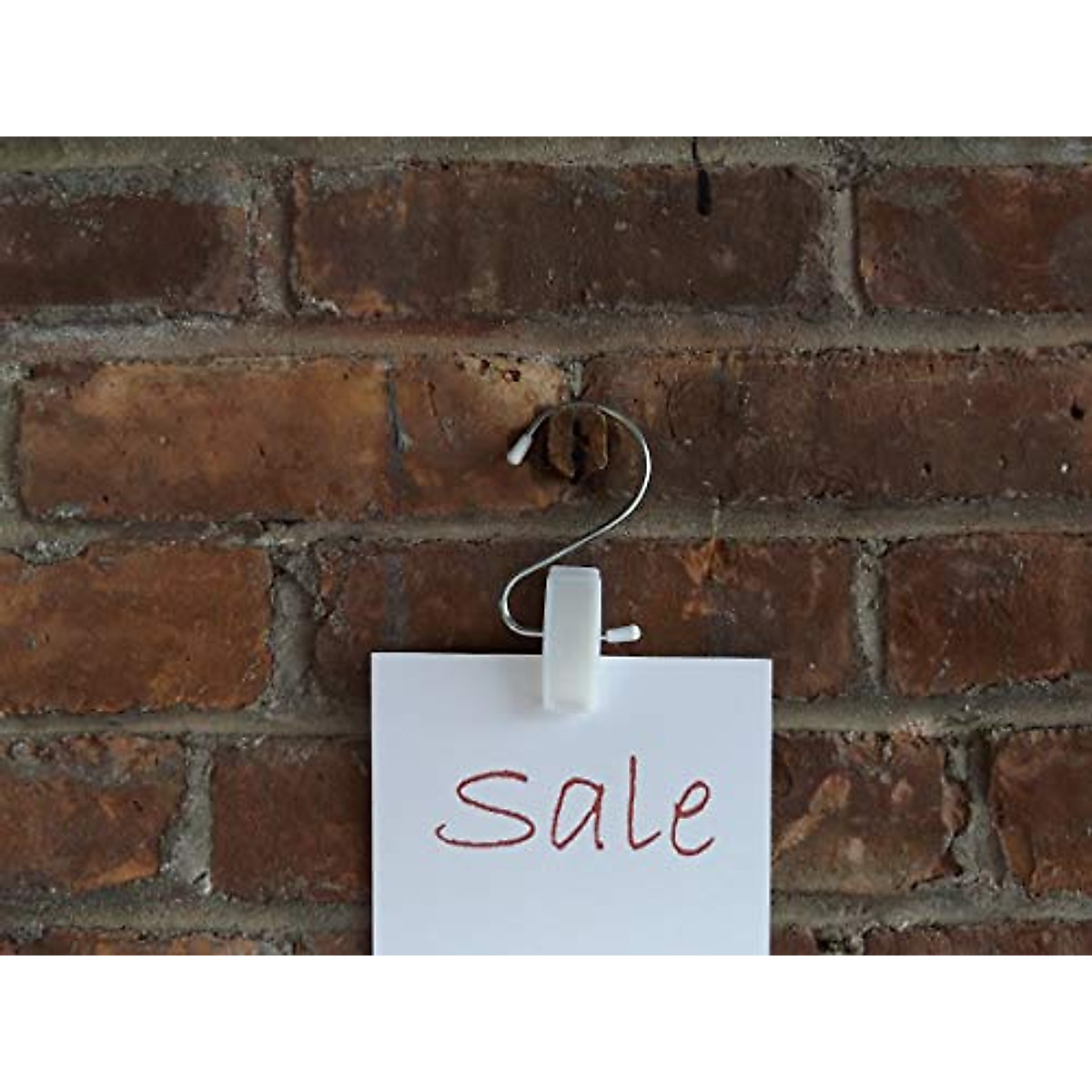 NAHANCO 610W12 Boot Clip Hanger, Chrome, White Plastic Clip, 4.5” (Pack of 12)