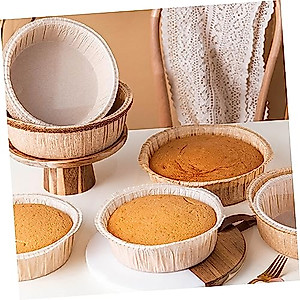 Mikinona 10pcs Cake Mold Mini Loaf Baking Pans Roasting Pans for Ovens Non Stick Baking Sheet Bakery Pan Muffin Cake Pans Paper Cake Mold Paper 6 Inch Round Cake Pan 6 Round Cake Pan Bread