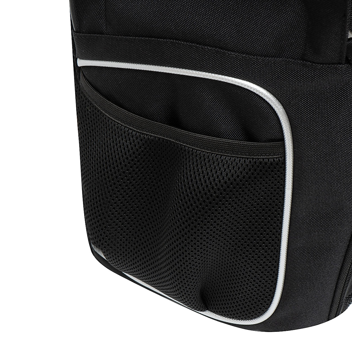 RIP-IT | Womens Pro Black & Silver Soccer Backpack with Padded Adjustable Straps | Ventilated Pockets, Water Resistant Bonnet, & Soccer Ball Compartment