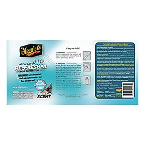 Meguiar's G16402 Whole Car Air Re-Fresher Odor Eliminator Mist, New Car Scent, 2 Fluid Ounces