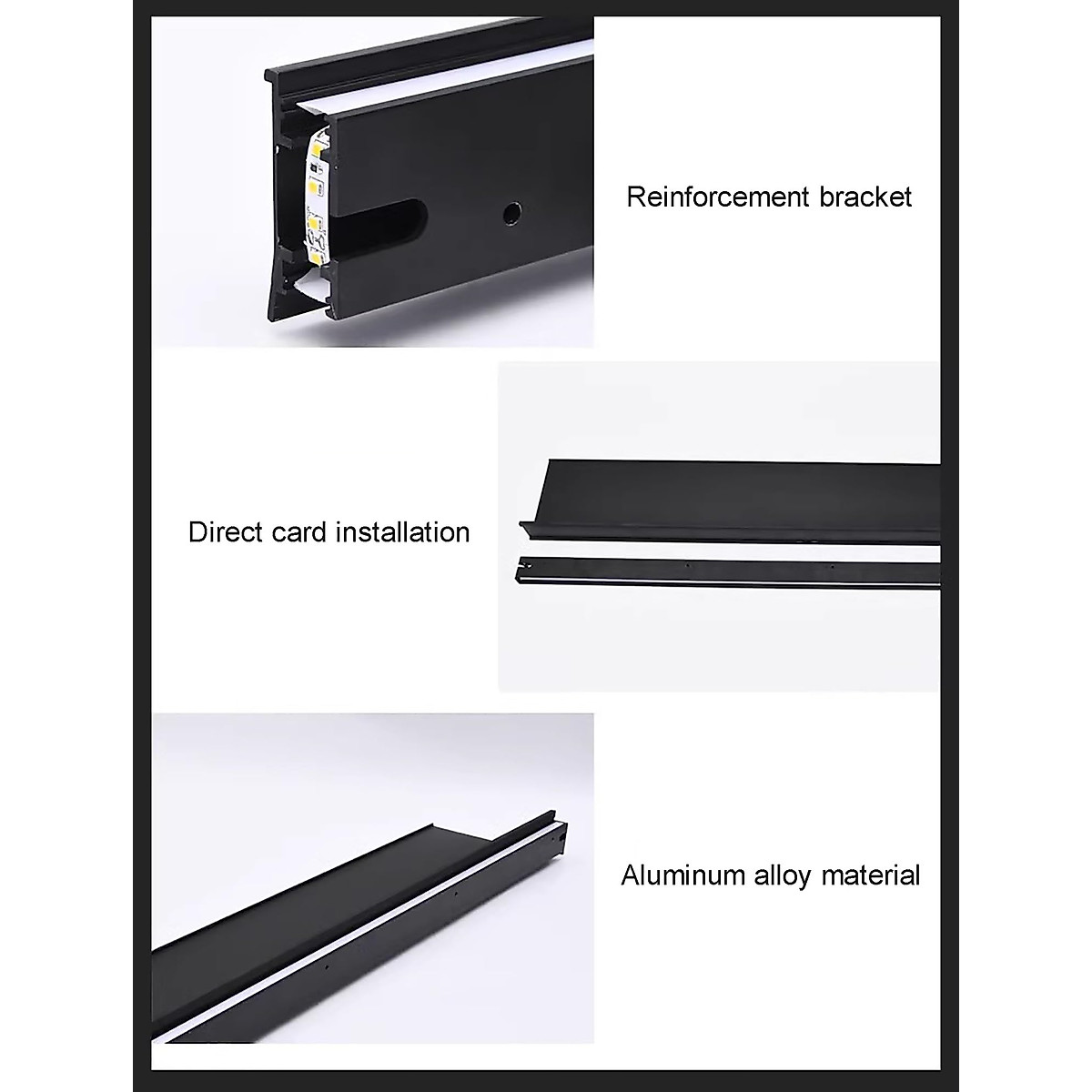 BESNUT L-Shape Illuminated Wall Shelf Built-in LED,Aluminum Alloy Display Stands,Floating Shelves Wall Mounted,Light Creative Metal Display Shelve for Home (Color : Gold, Size : 120cm/47.24in)