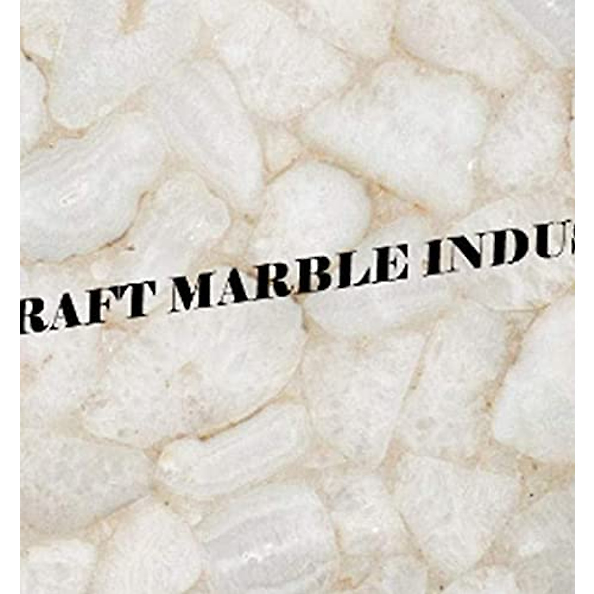 18" Inch Agate Square Table, Natural Agate Table, Square Coffee Table, White Agate Table, Square Agate Stone Table