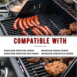 TYH Supplies 30 Pack Grease Drip Pan Liners | Compatible with Napoleon Grills Prestige I-II-IV, PRO, Mirage, Ultra Chef | Disposable Aluminum BBQ Drip Tray Replacement | 5"x4" Inch