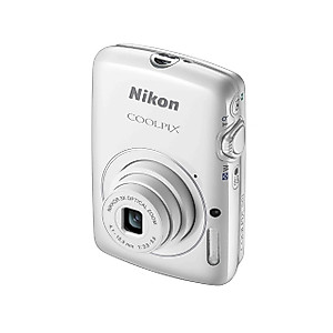 Nikon COOLPIX S01 10.1 MP Digital Camera with 3x Zoom NIKKOR Glass Lens (White) (Old Model)