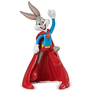 DC Comics, Looney Tunes Mash-Up Pack, Limited Edition WB 100 Yrs Anniversary, 5 Looney Tunes x DC Figures, 4-Inch Superhero Kids Toys for Boys & Girls