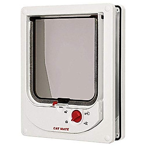 Cat Mate Electromagnetic Cat Flap, White