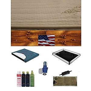 California King Semi Wave waterbed Mattress w/Cotton Zipper & Heater