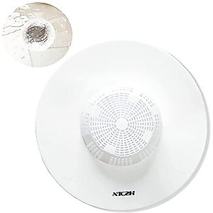 NTCZH Shower Drain Stopper Lightweight and Soft, TPE/TPR Drain Hair Catcher, Strainers Protectors Cover ​for Floor, Laundry, Kitchen, Bathroom Laundry, and Bathtub