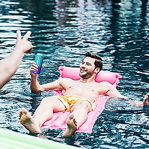 CHILLOUT LIFE Skinny Can Cooler for Slim Beer & Hard Seltzer | 12oz Stainless Steel Tall Triple Insulated Can Drink Holder - 1 Pack