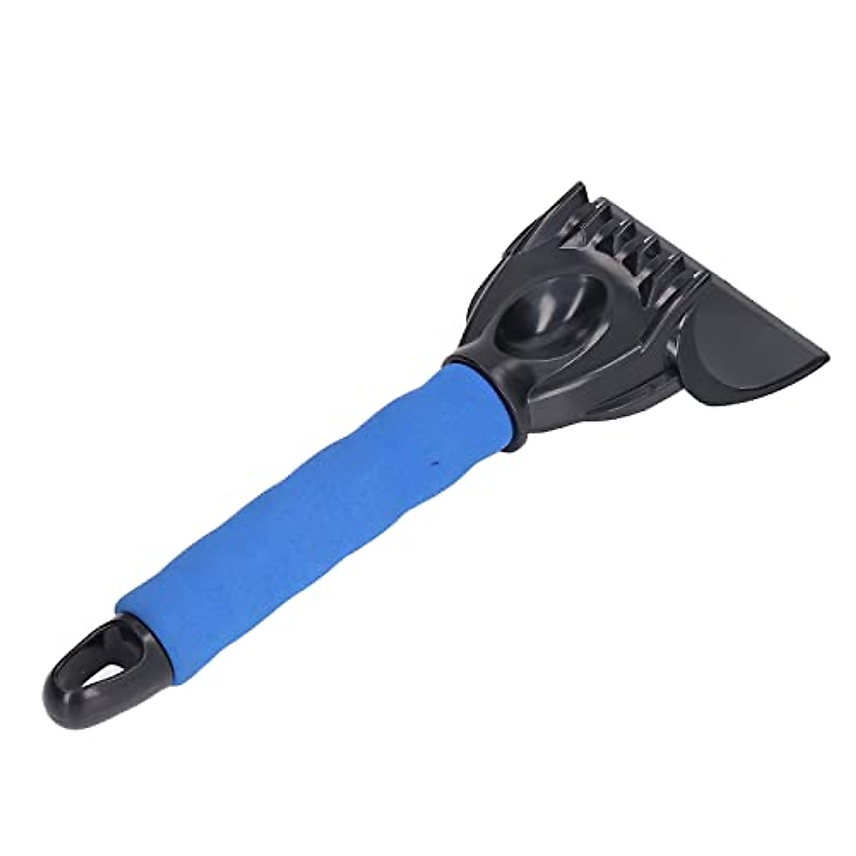 plplaaoo Snow Shovel,Waterproof Snow Shovel for Car,Ice Scraper Mitt 2 in 1 Design Elastic Band Design,with Glove,Emergency Snow Shovel for Car, Snowmobiles,Garden,Beach,Easy to Hold(Blue)