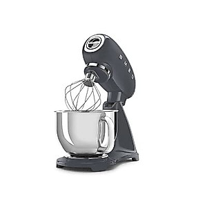 SMEG 50's Retro Stand Mixer with Accessories Slate Gray SMF03GRUS