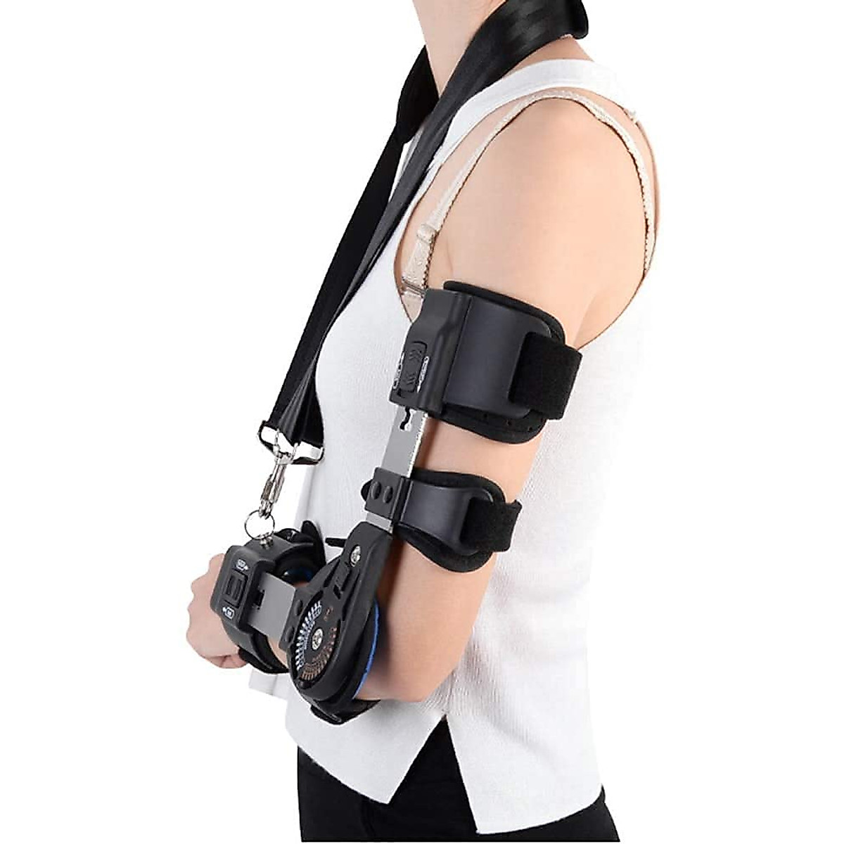 arm Sling Shoulder Sling ZHANGDONGArm Fracture Correction Rehabilitation Protector Support, Adjustable Arm Sling Support Strap, Help Elevate Arm Injury Recovery7.31(Size:Left)