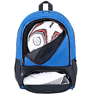 Himal Outdoors Soccer Bag-Backpack for Soccer,Backpack for Football & Volleyball & Handball,Sports Bag with Separate Cleat and Ball Holder