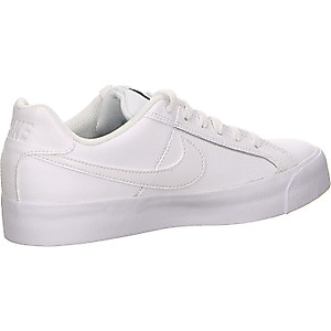 Nike Women's Court Royale AC Sneaker, White/White-Black, 7 Regular US