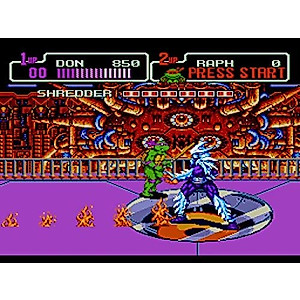 Teenage Mutant Ninja Turtles: The Hyperstone Heist – (Sega Genesis / MegaDrive) – Reproduction Video Game Cartridge with Box and Manual