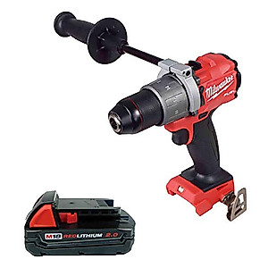 Milwaukee 2804-20 18V 1/2" Hammer Drill w/ 48-11-1820 Li-ion 2.0 Ah Battery