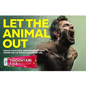 Mountain Ice Muscle Pain Relief Gel for Back & Neck Pain, Sprains, Soreness, Reduce Inflammation Fast, Made with Natural Ingredients,Made in The USA (1)