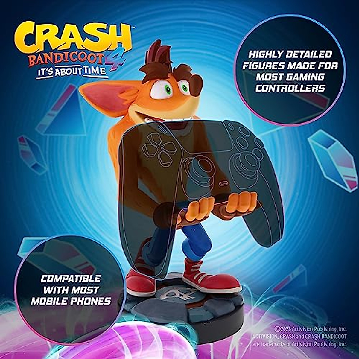 Crash Bandicoot 4 Cable Guy Phone and Controller Holder