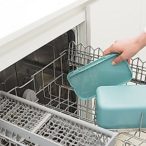 Brabantia Food Waste Caddy, Mint, 12.7 x 22.1 x 10.7 cm