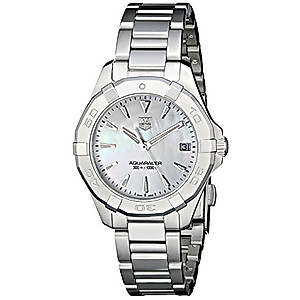 TAG Heuer Women's WAY1312.BA0915 Aquaracer Analog Display Quartz Silver Watch