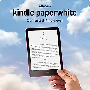 All-new Amazon Kindle Paperwhite (16 GB) – Our fastest Kindle ever, with new 7" glare-free display and weeks of battery life – Raspberry