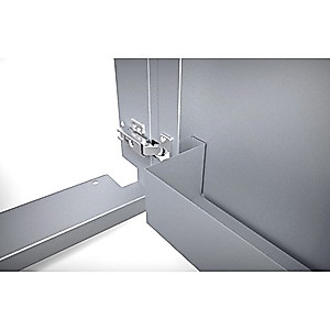 SUNSTONE DE-DD30 Designer Series Raised Style Double Door with Shelves, 30", Stainless Steel