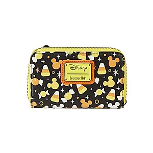 Loungefly Disney Mickey and Friends Candy Corn Zip Around Wallet