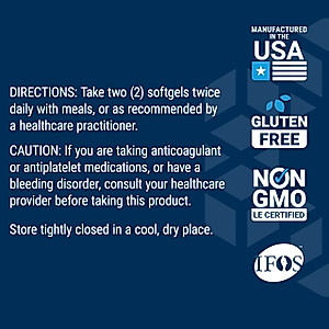 Life Extension Super Omega-3 EPA/DHA Fish Oil, Sesame Lignans & Olive Extract – Heart Health, Brain Health, Inflammation Health Support, Gluten-Free, Enteric-Coated, Non-GMO, 120 Softgels