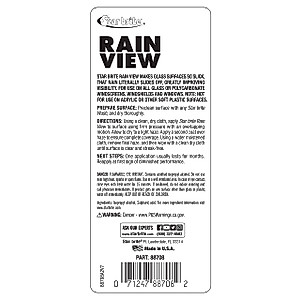 STAR BRITE Rain View Water Repellent for Glass Windshields - 8 OZ (088708)