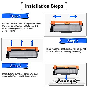 [High Yield] 1Pack TN660 TN660 Compatible Toner Cartridge Replacement for Brother HLL2360DW L2380DW MFCL2680W L2700DW L2705DW DCPL2540DW Printer Toner Cartridge, Sold by NEODAYNET., Black