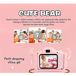 #32uW52 Camera 1080P Hd with 2 0 Inches Color Dual Selfie Video Game Children Camera