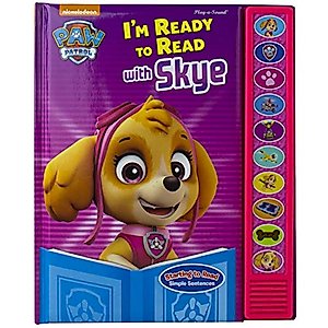PAW Patrol - I'm Ready to Read with Skye - Interactive Read-Along Sound Book - Great for Early Readers - PI Kids