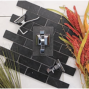 Kingston Brass BAHK6127C Monarch 3-Piece Bathroom Robe Towel Hook, Polished Chrome