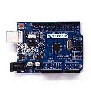 Treedix 2pcs ATmega328P CH340 Development Board Compatible with Arduino UNO R3 Board Kit for Starter