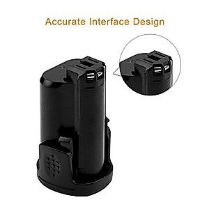 Shentec 3000mAh 12V Lithium-Ion Replacement Battery Compatible with Dremel B812-03, Works with Dremel 8200 8220 and 8300 Cordless Tools