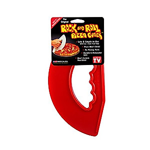 Rock'n Roll Pizza Cutter Red