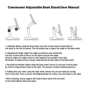 Comme Moi Wooden Kids' Book Stand and Adjustable Table - Baby Desk for 1 Year Old - Foldable Weaning and Dinner Table, Small Dining Table for Toddlers - Multi-Functional Easel (Made in Korea)