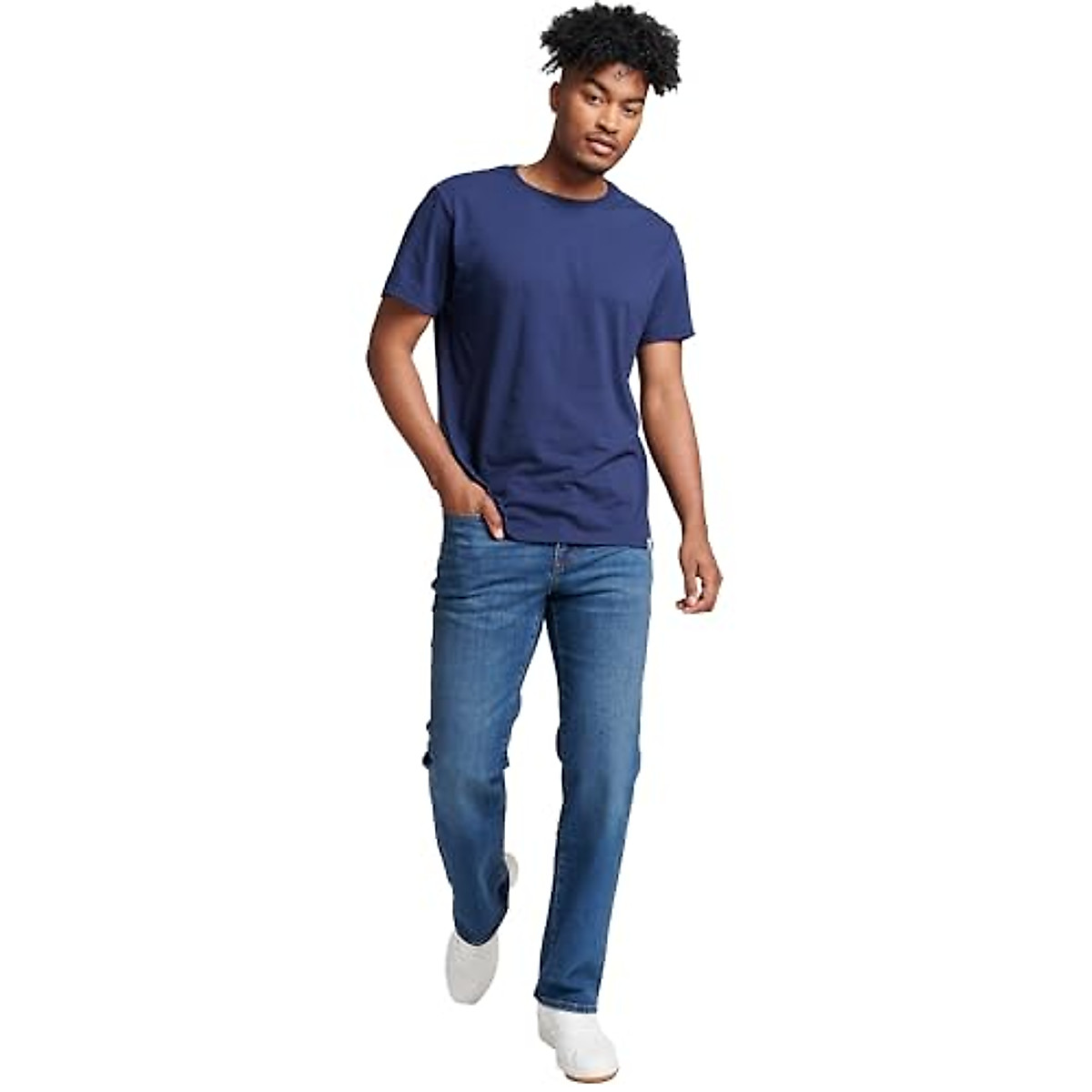 Russell Athletic mens Performance Cotton Short Sleeve T-Shirt, navy, 4XL