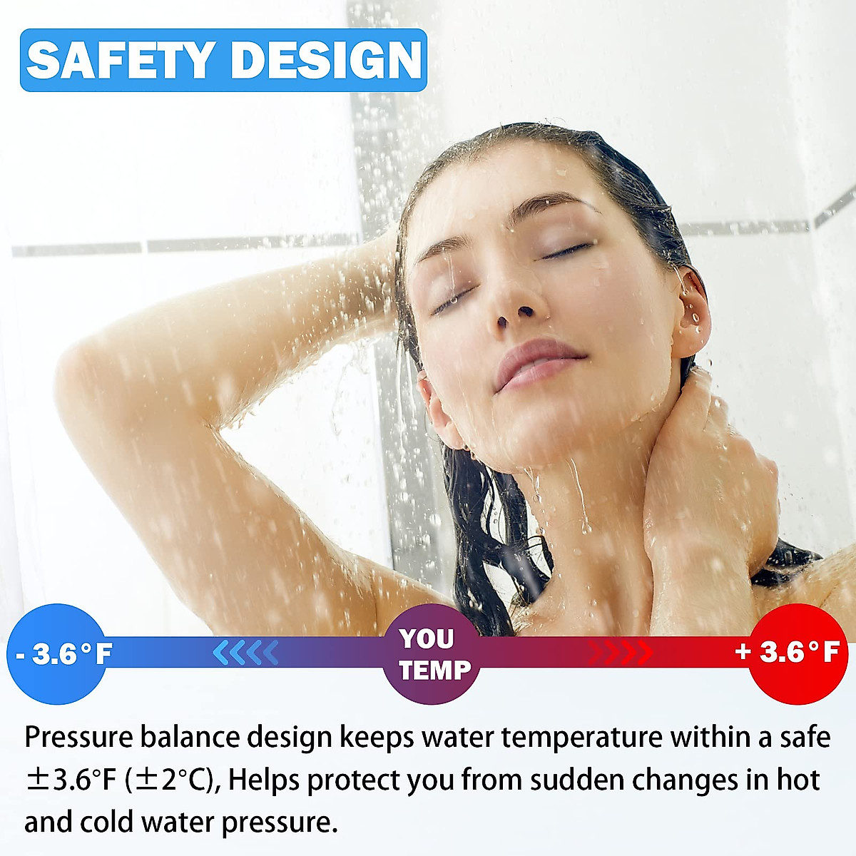 RP46074 Delta Shower Cartridge Replacement for Delta 13/14 Series Single Handle Bath Tub Shower Faucet Universal Delta Shower Valve Cartridge Replacement Parts Repair Kit with RP22734 Bonnet Nut