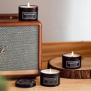 Family Scented Candles, Scented Candles, Fragrance and Soybean Pot Candle Gift Set - 3 Package, 9.6 Ounces, Lavender | Orange Flower | Annatto Candles