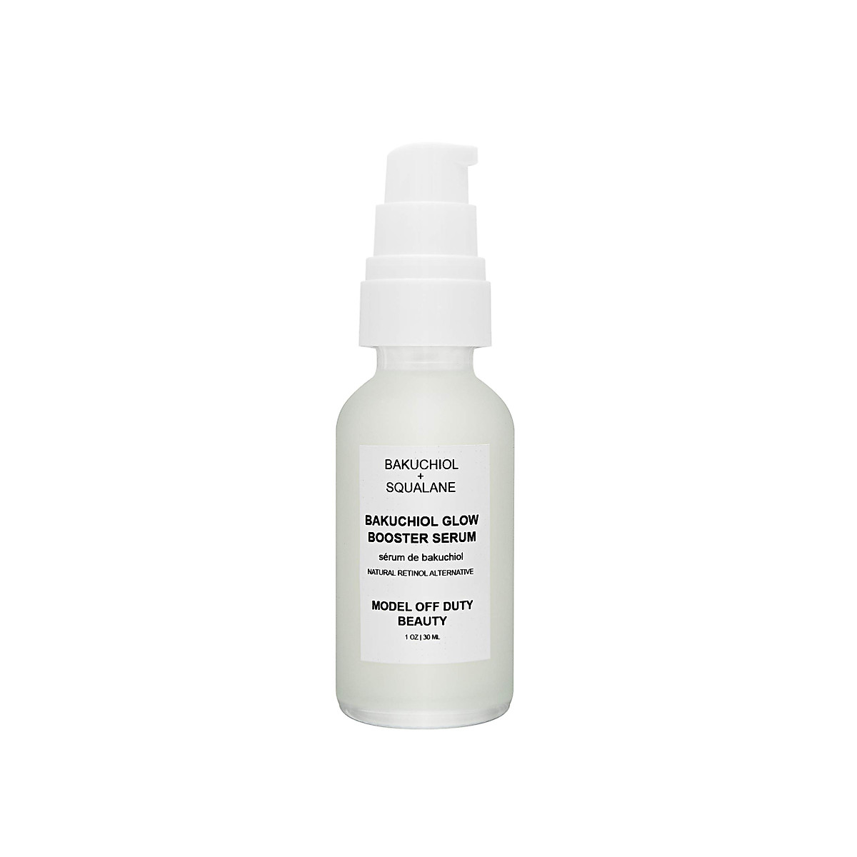 Model off Duty Beauty Bakuchiol Glow Booster Serum | Made with Natural, Vegan & Organic Ingredients | All Clean Ingredients | Bakuchiol, Squalane, Hyaluronic Acid, Aloe Vera | Retinol Alternative 1 oz