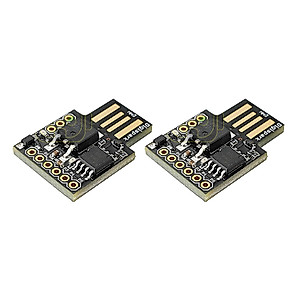 DEVMO 2PCS Digispark Kickstarter ATTINY85 General Micro USB Development Board Module Compatible with Ar-duino