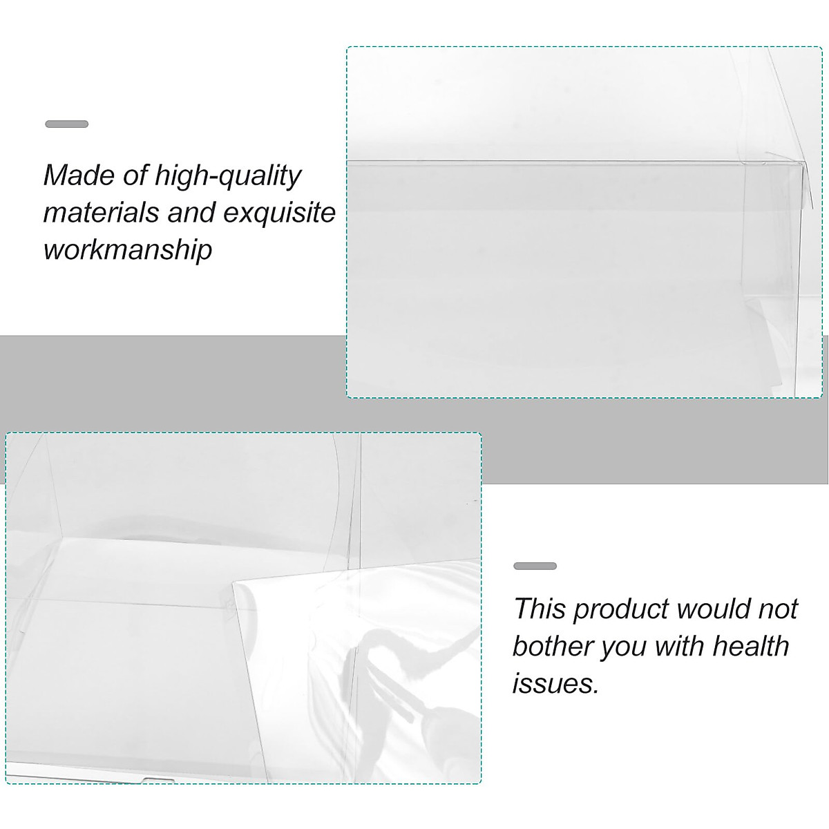 Cabilock 1pc Containers with Lids Cake Holder with Lid Candy Containers Disposable Cake Wedding Cake Stand Portable Pastry Container Cupcake Container Baby Tool Belt Fully Transparent