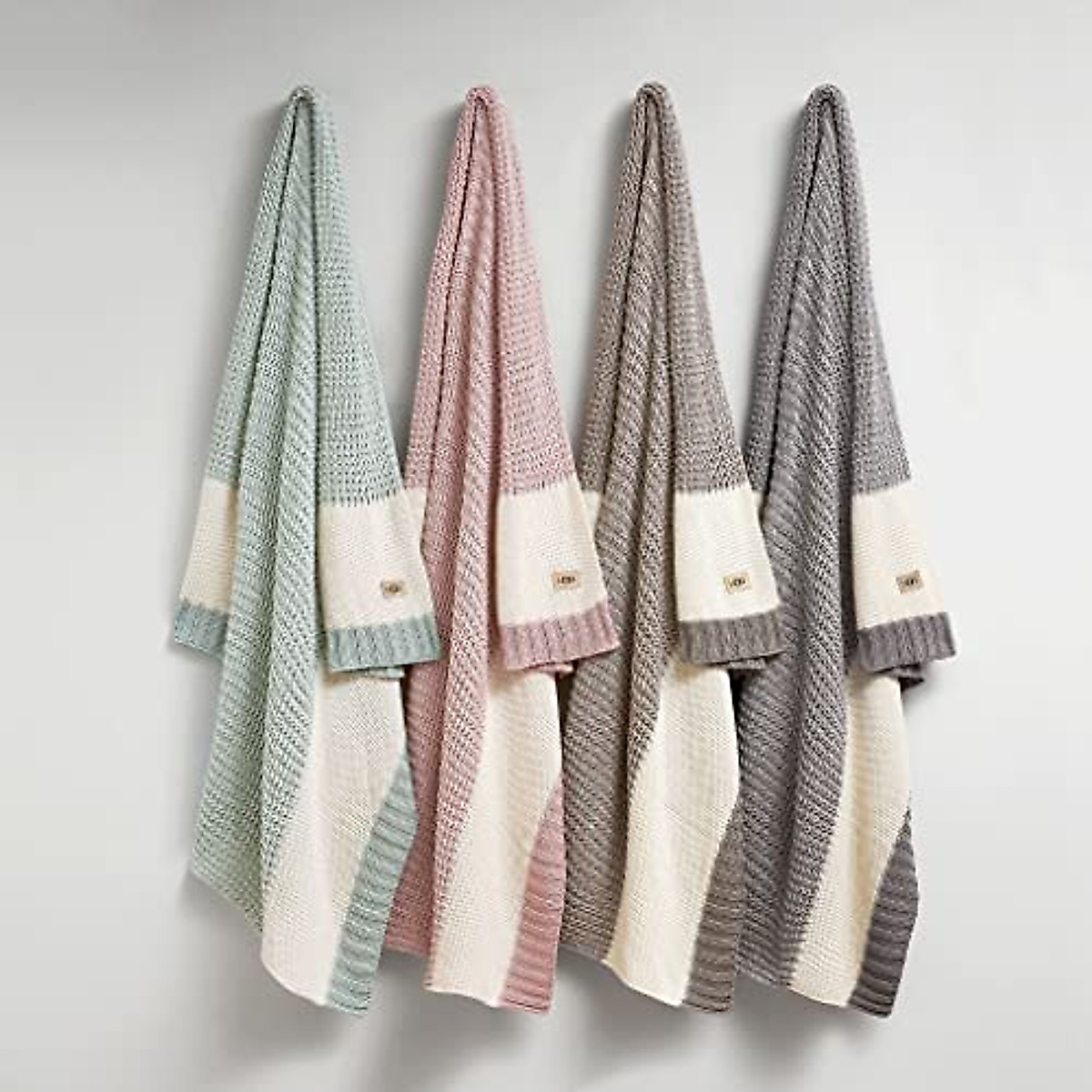 UGG - Margaux Throw Blanket - Soft Sweater Knitted Throw Blanket - 50" x 70" - Warm Accent Blanket for Couch or Bed - Cozy Home Décor - Clear Creek