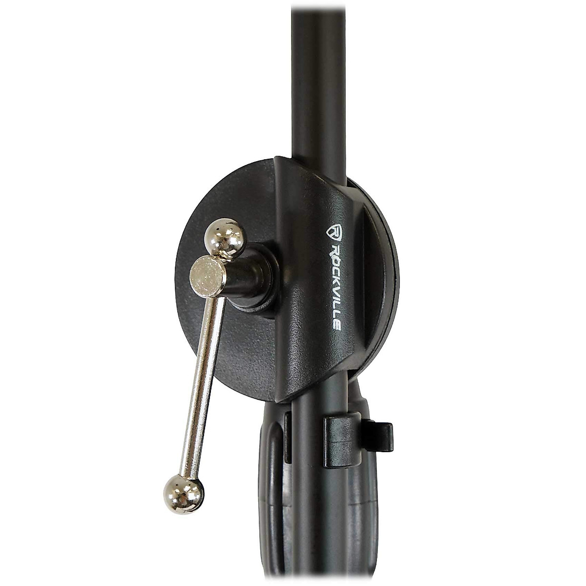 Rockville GIGSTAND Dual Microphone Stand with (2) Mic Clips and Detachable Boom